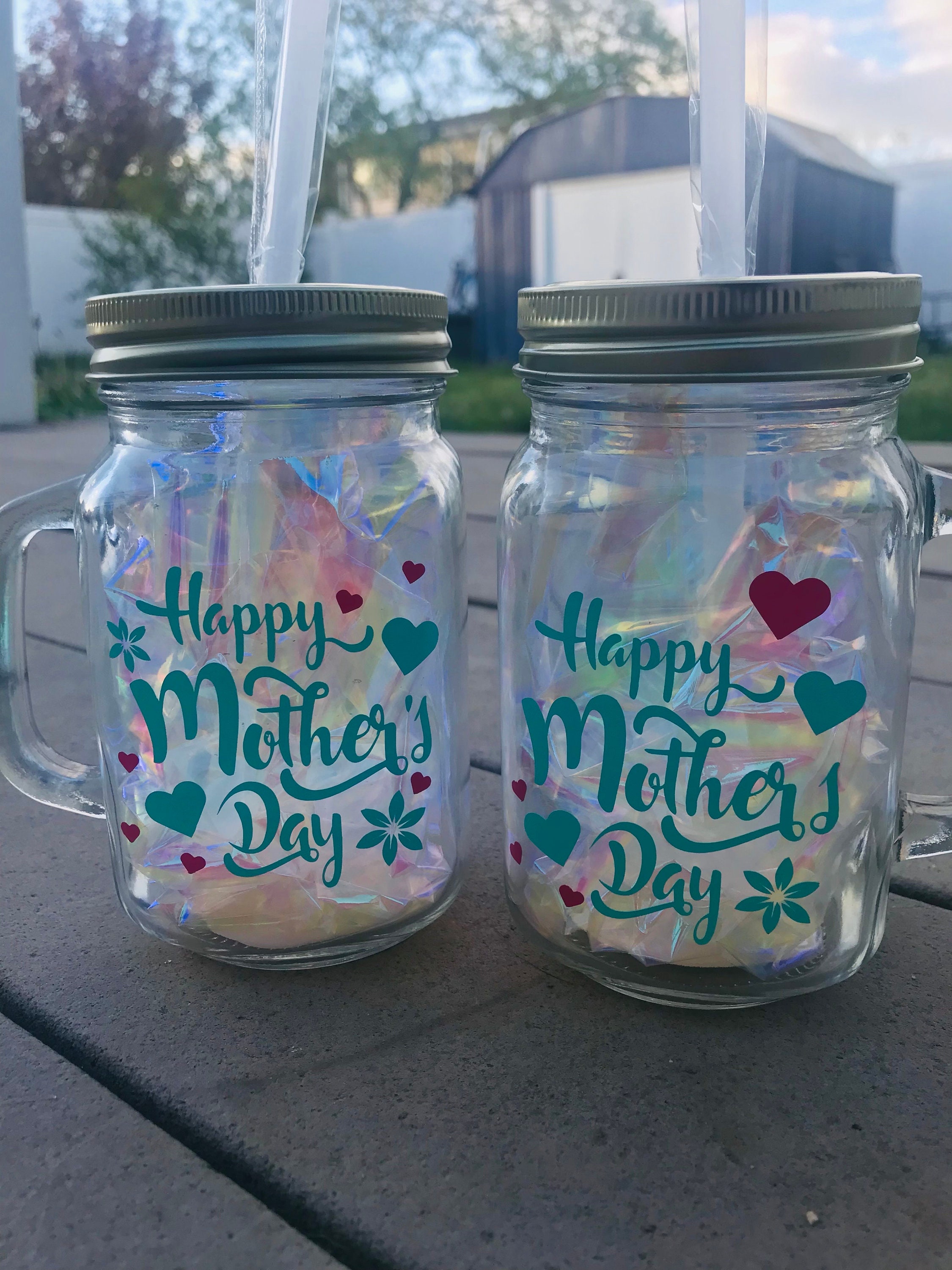 Happy Mother’s Day Mason Jars - Etsy