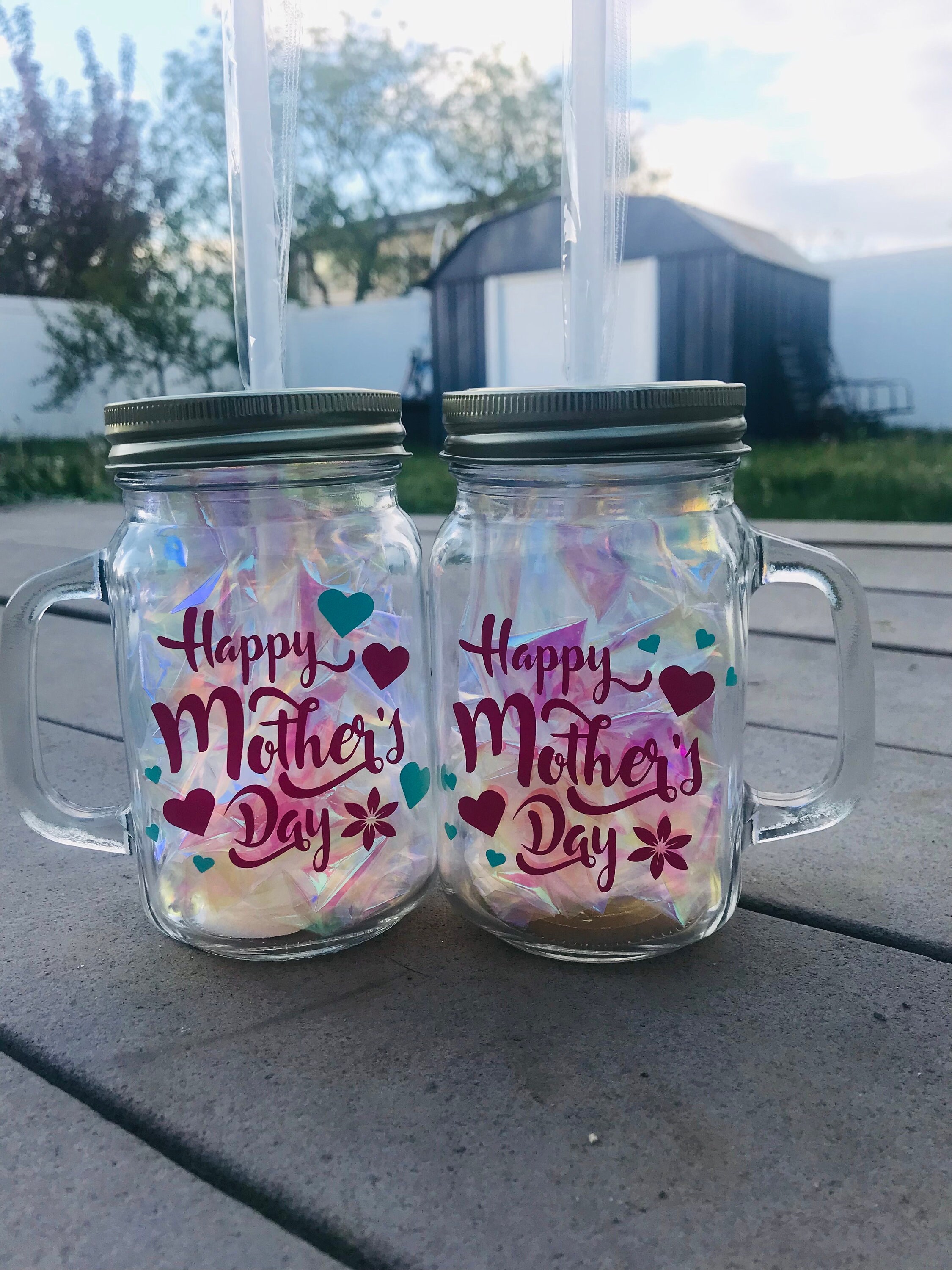 Happy Mother’s Day Mason Jars - Etsy