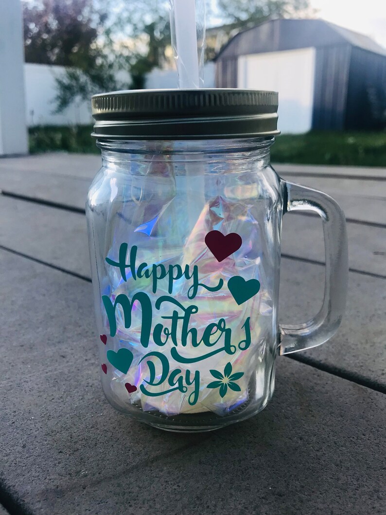 Happy Mother’s Day Mason Jars - Etsy