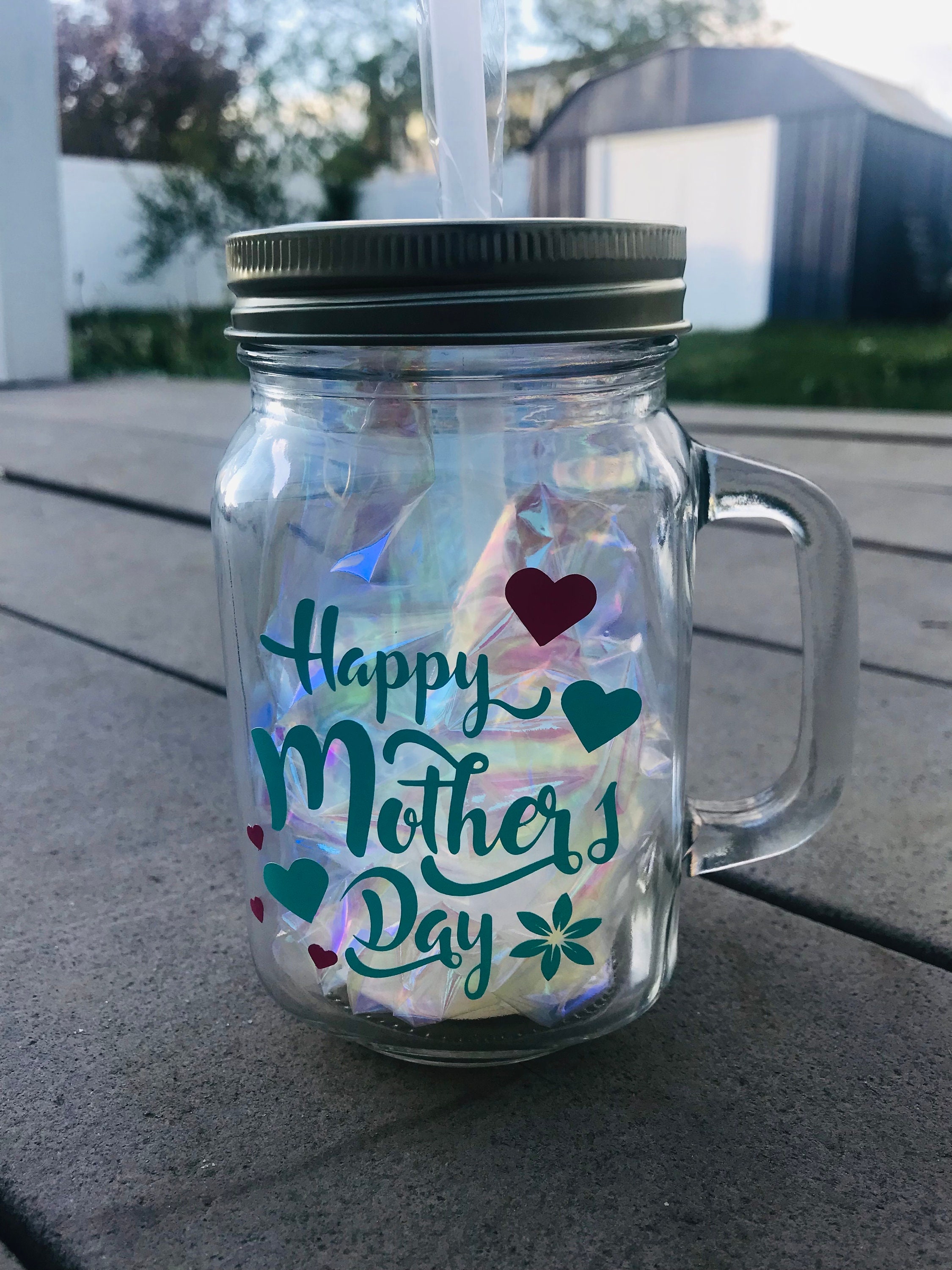 Happy Mother’s Day Mason Jars - Etsy