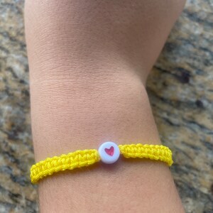 Heart Text Bracelets - Etsy
