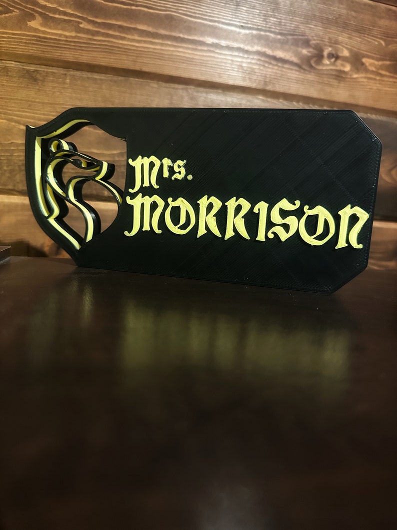 Custom Hogwarts House Crest Sign 3 Variations - Etsy