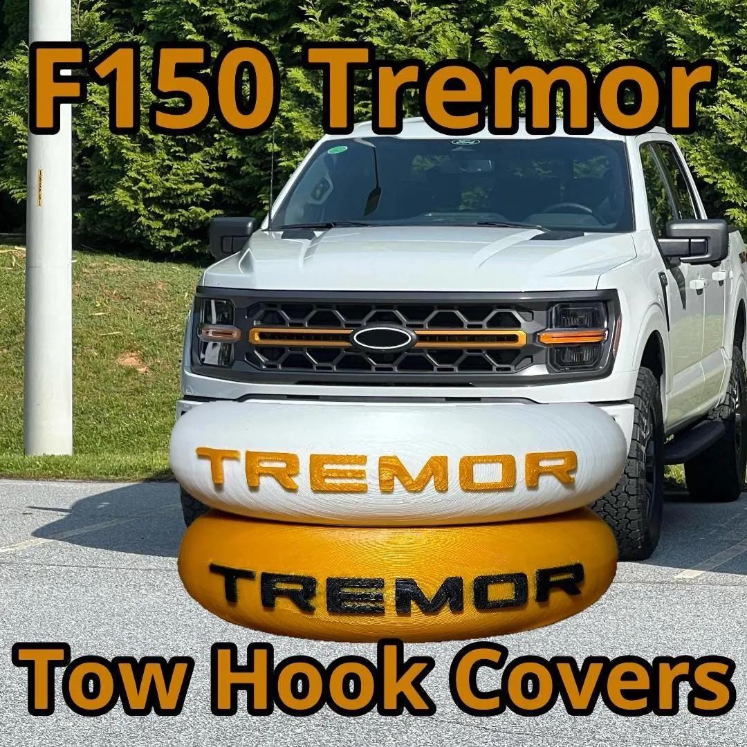 Ford F150 TREMOR Tow Hook Covers *** READ DETAILS*** - Etsy