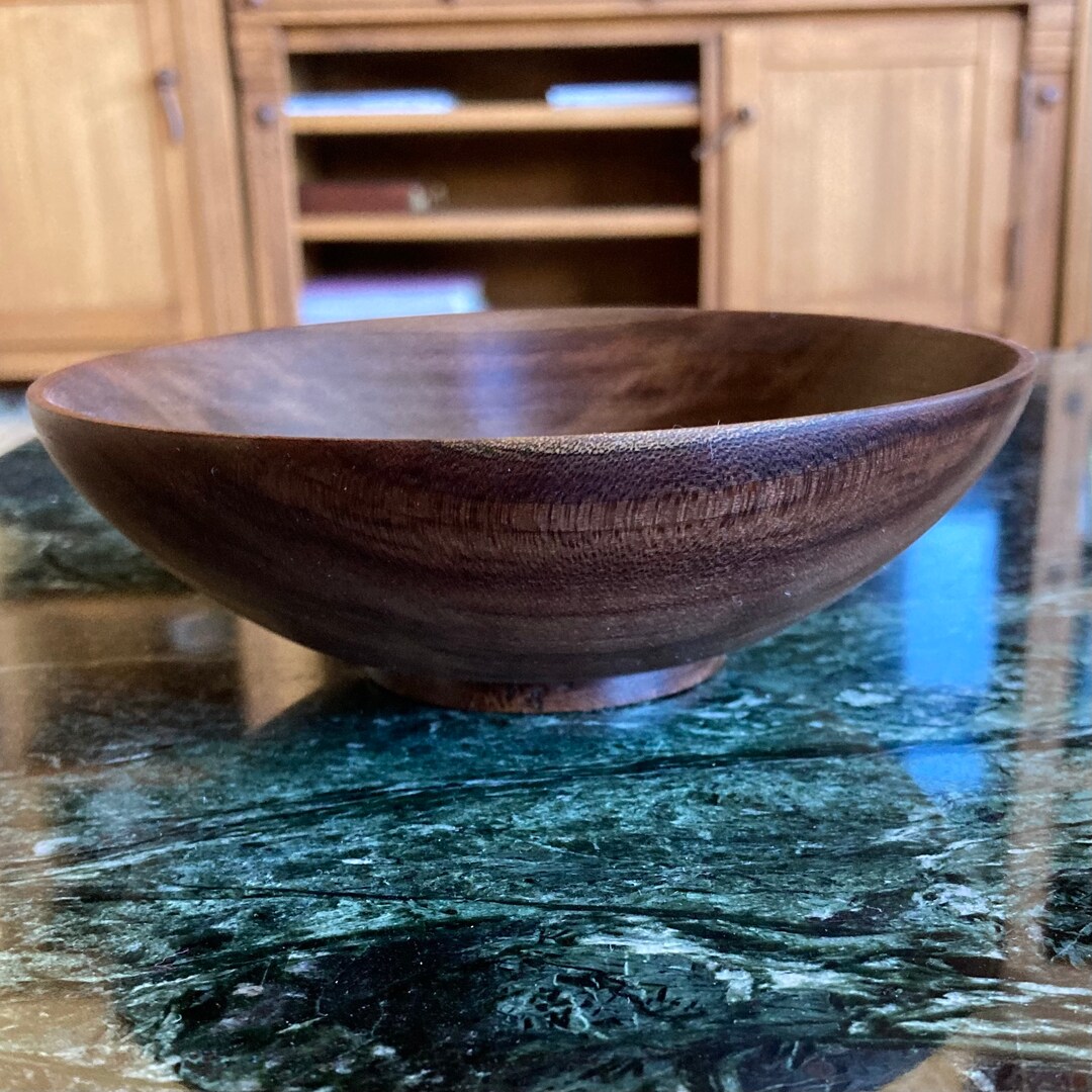 Rainbow Poplar Wood Bowl - Etsy