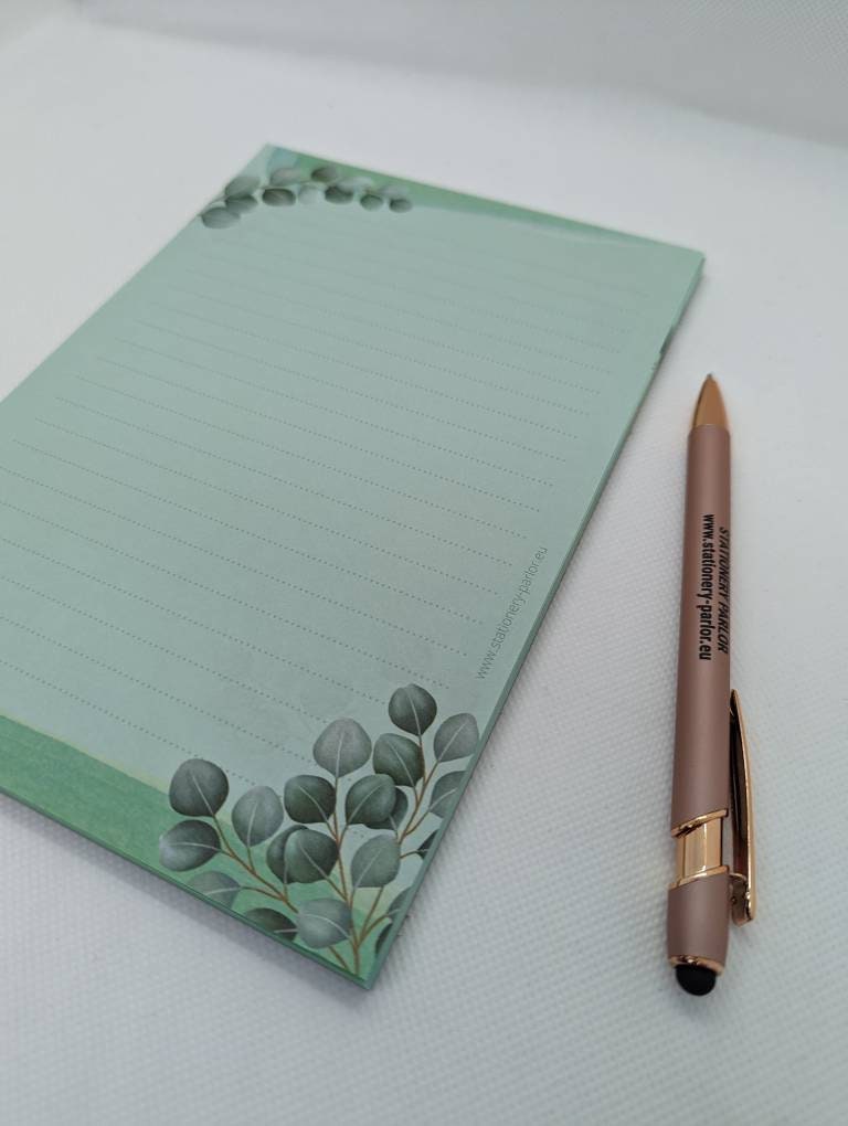 Letter Paper Pad A5 Printed on Both Sides and Lined - Etsy