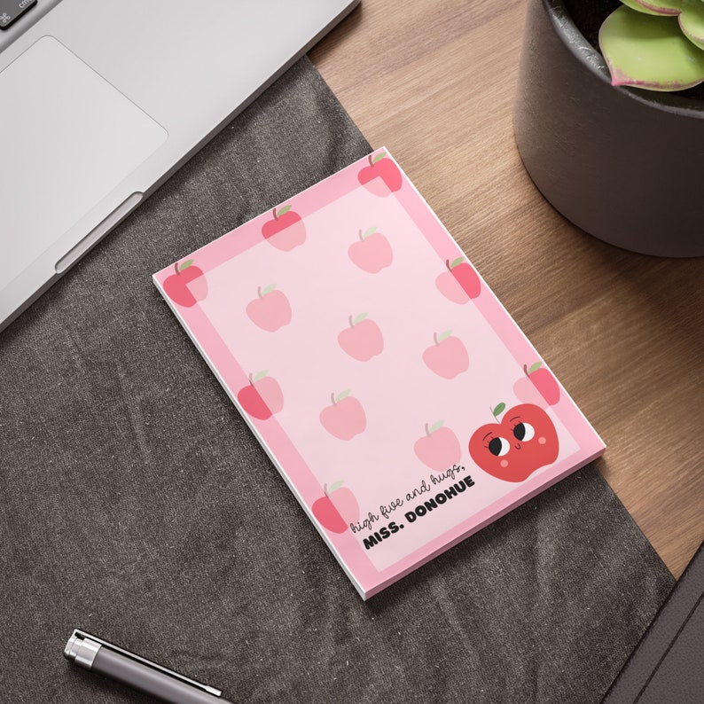 Teacher Sticky Note, Teacher Notepad, Apple Sticky Note, Teacher ...
