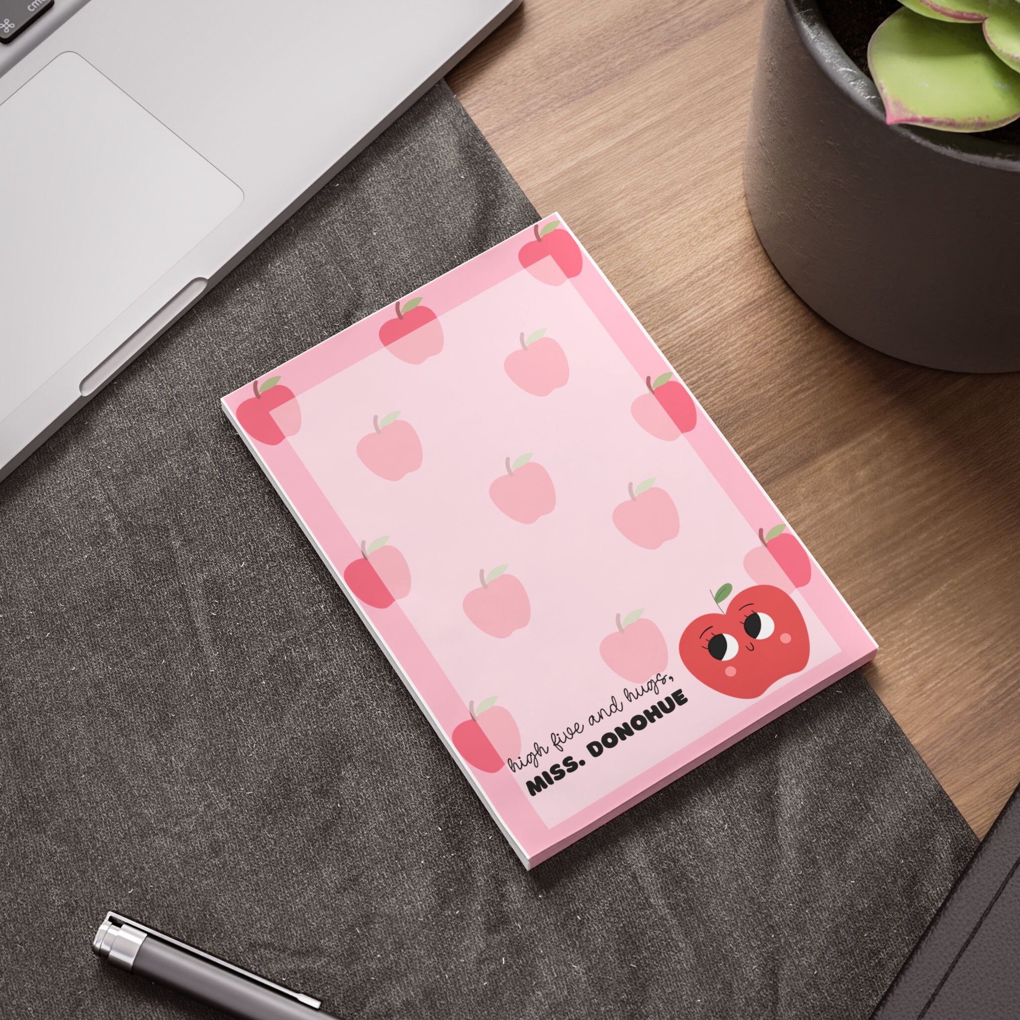 Teacher Sticky Note, Teacher Notepad, Apple Sticky Note, Teacher ...