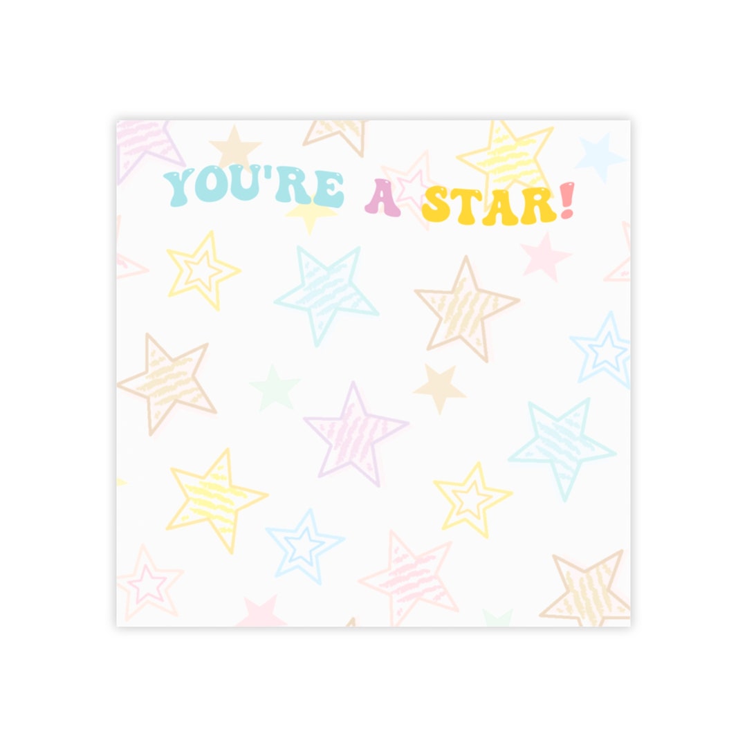 Teacher Sticky Note, Teacher Notepad, Star Sticky Note, Teacher ...