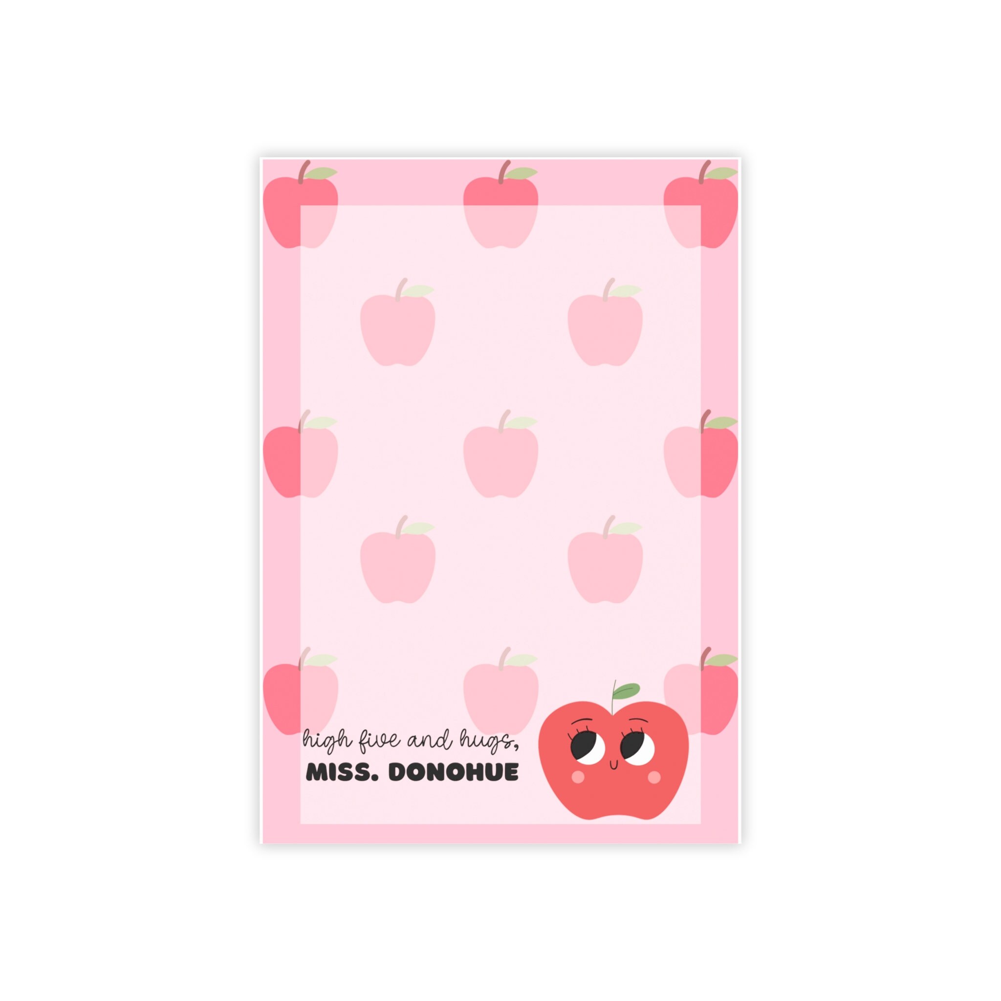Teacher Sticky Note, Teacher Notepad, Apple Sticky Note, Teacher ...