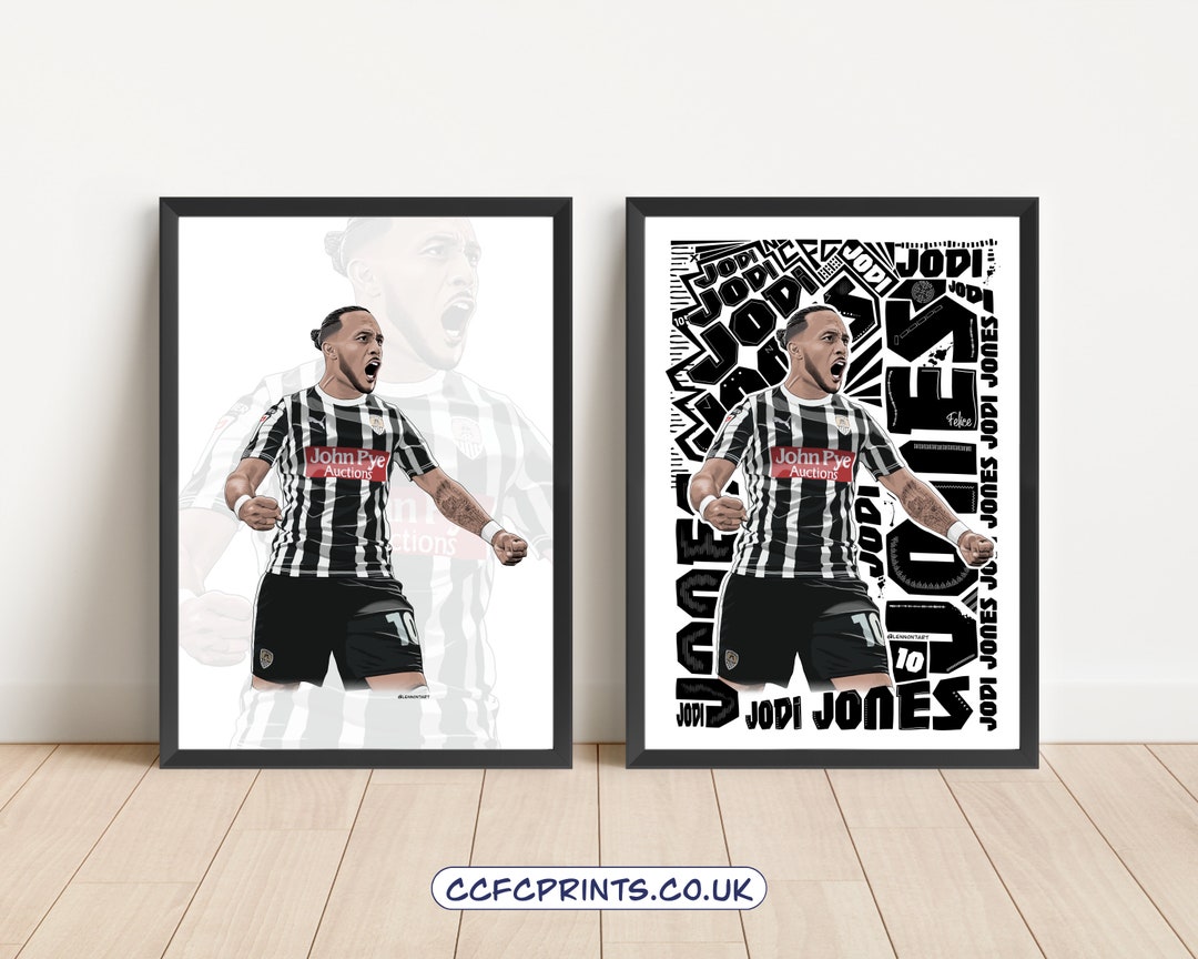 Jodie Jones Poster Notts County Wall Art Ccfcprints by Lennon7art - Etsy
