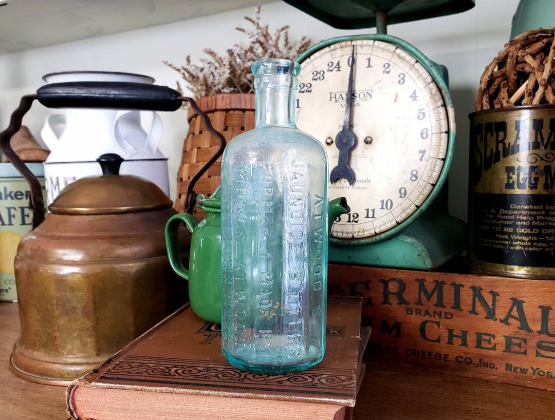 Antique Early 1900s Atwoods Jaundice Bitters Moses Atwood Georgetown ...