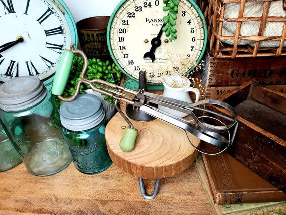Vintage Green Edlund Company Hand Manual Egg Beater Mixer | Etsy