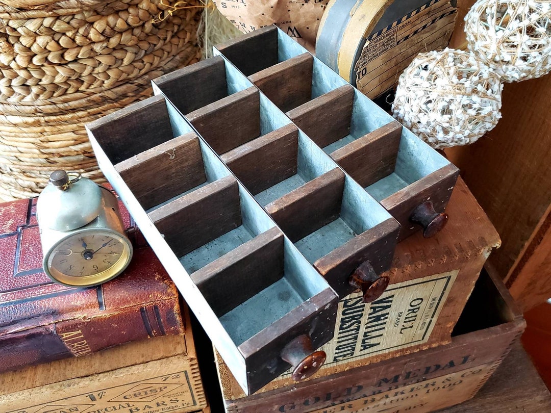 Vintage Hardware Store Cabinet Pullout Drawers - Etsy