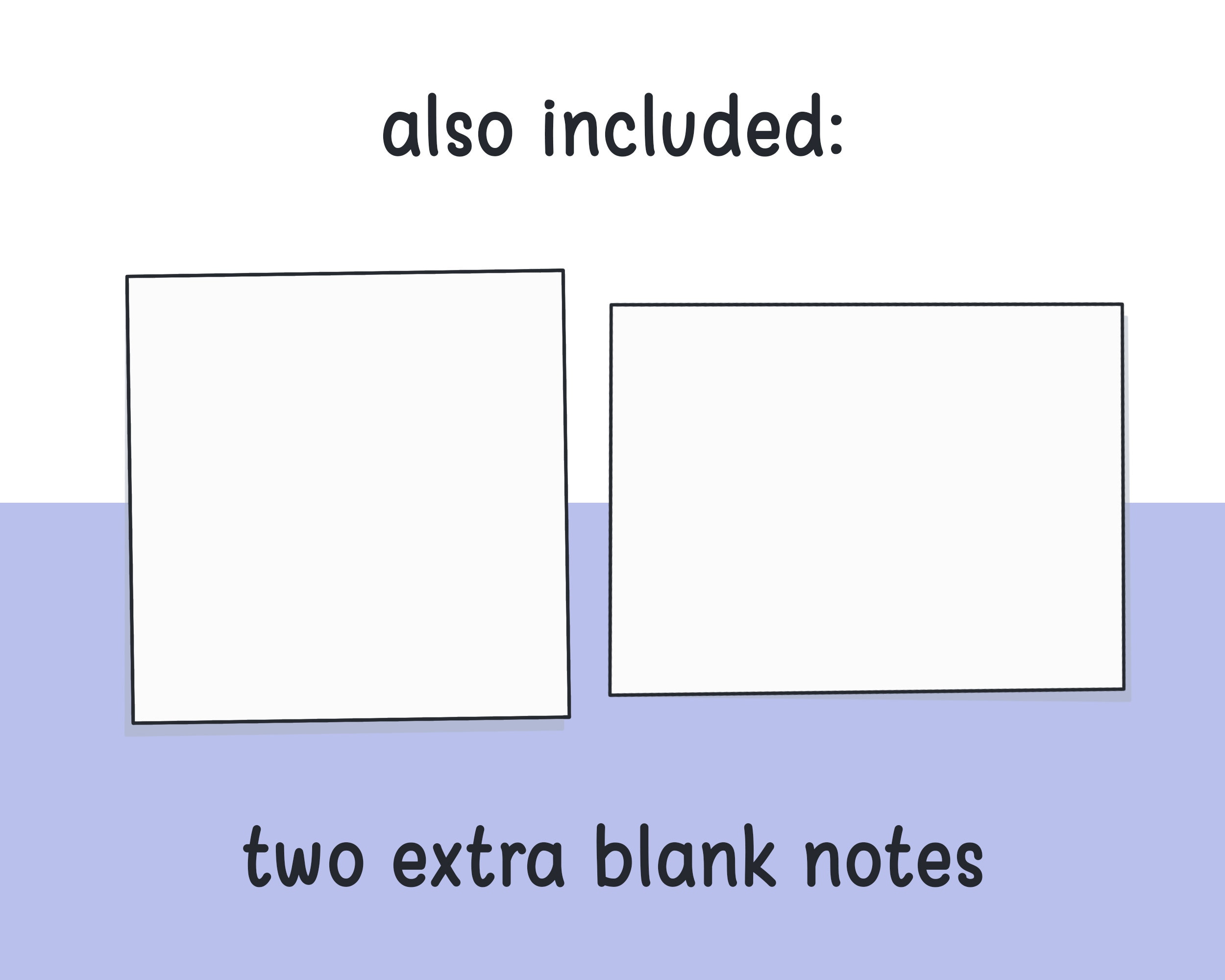 Minimalist Sticky Notes | Clipart Stickers | Line Art | Spring Edition ...