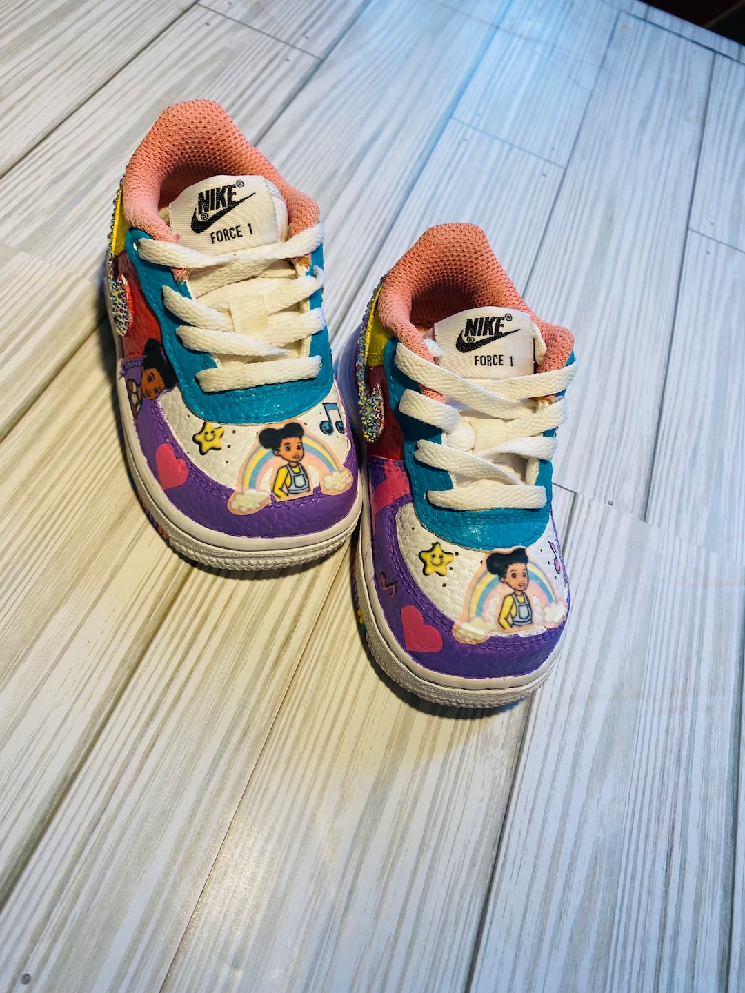 Girl Custom Shoes Af1 Girls Birthday Gift Customized Shoes Custom ...