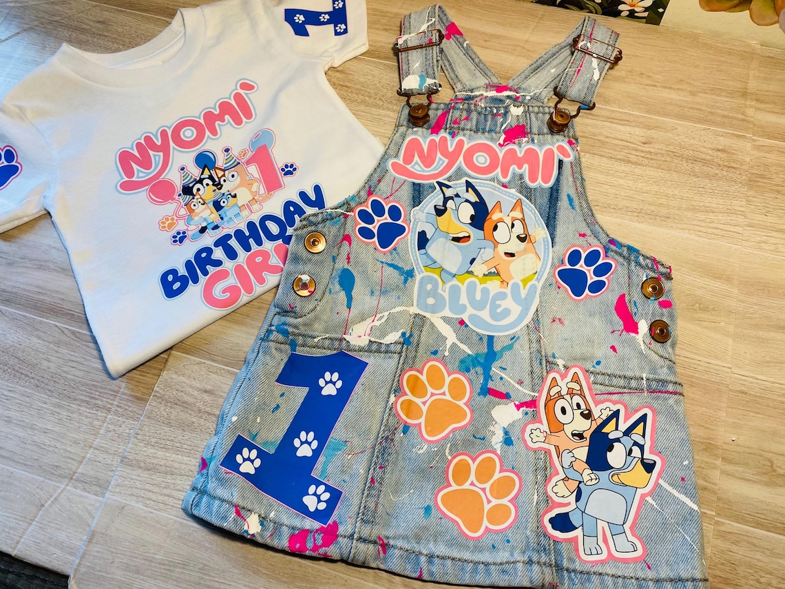 Bluey Custom Birthday Outfit 2nd Birthday Outfit Bluey Birthday Outfit ...