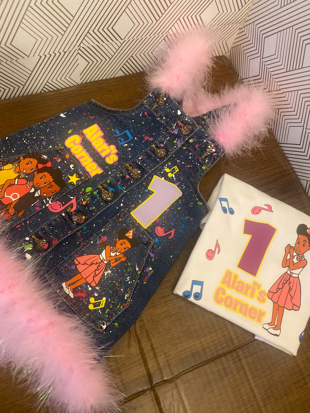 Kids Custom Character Outfit Girl Customized Overalls Gracies Corner ...