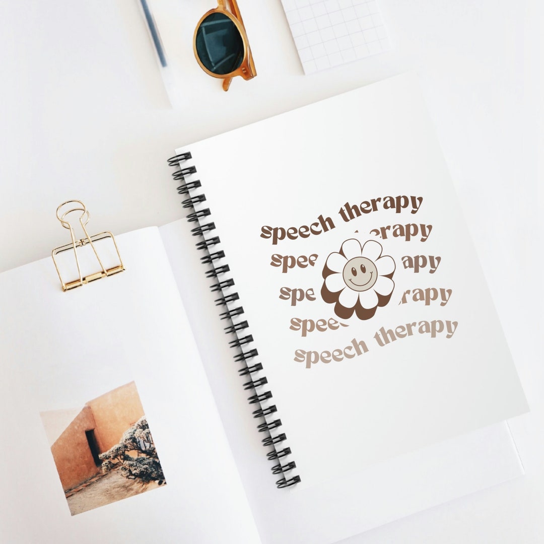 Speech Therapy Noteboook | SLP Spiral Notebook | Speech Therapist Gift ...