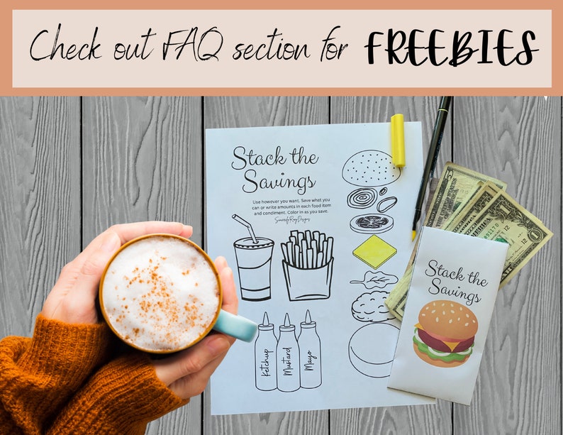 Cute IOU Slip Placeholders, PRINTABLE Set of 6 - Etsy