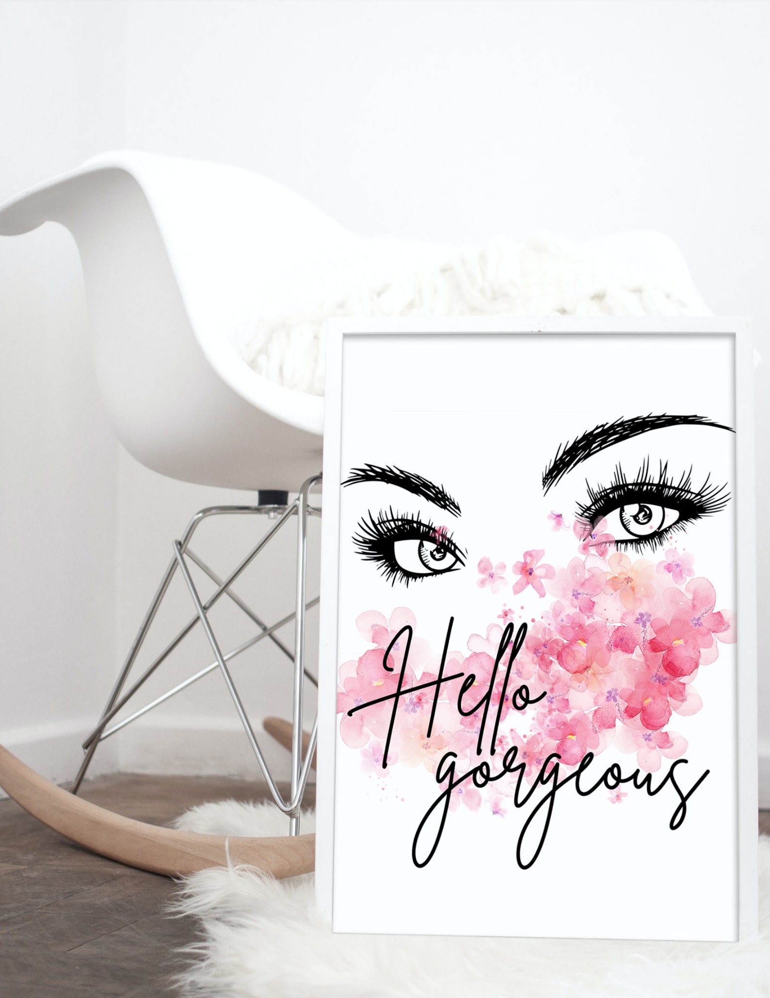 Hello Gorgeous Printable Art L Printable Wall Art L Printable - Etsy