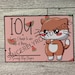 Cute IOU Slip Placeholders, PRINTABLE Set of 6 - Etsy