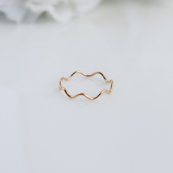 Zig Zag Ring - Etsy