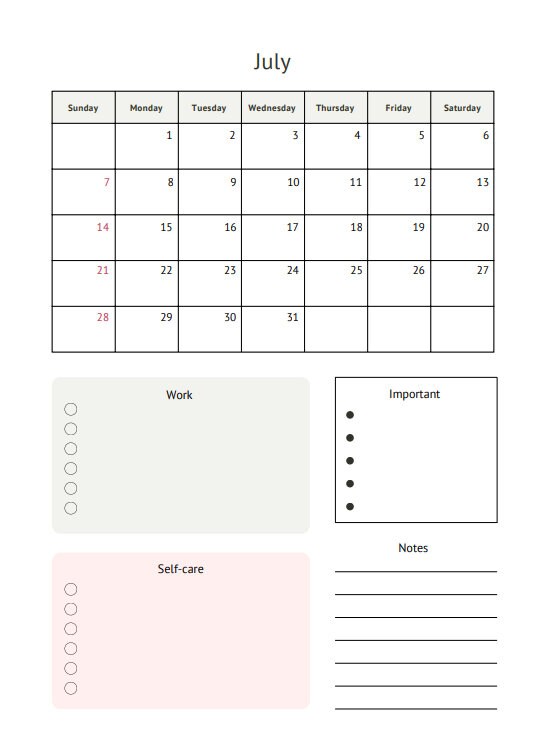 June 2024- May 2025 Floral Digital Calendar! - Etsy