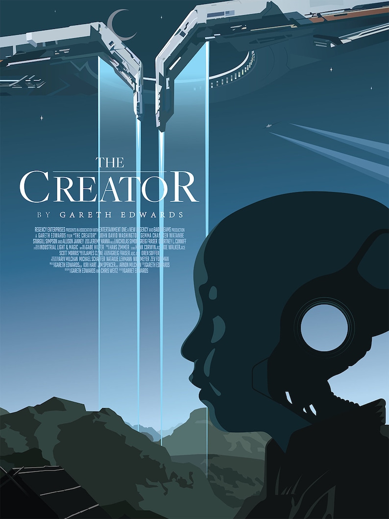 Affiche De the Creator | Affiche De Film Personnalisée | Science ...