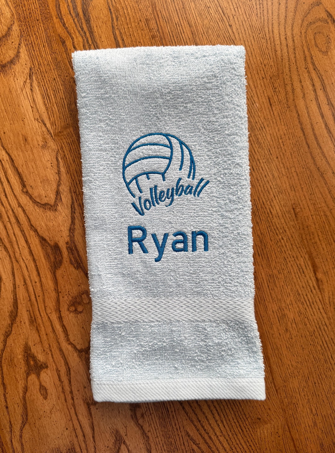 Personalized Volleyball Sweat Towel | Embroidered Sports Gym Towel - Etsy