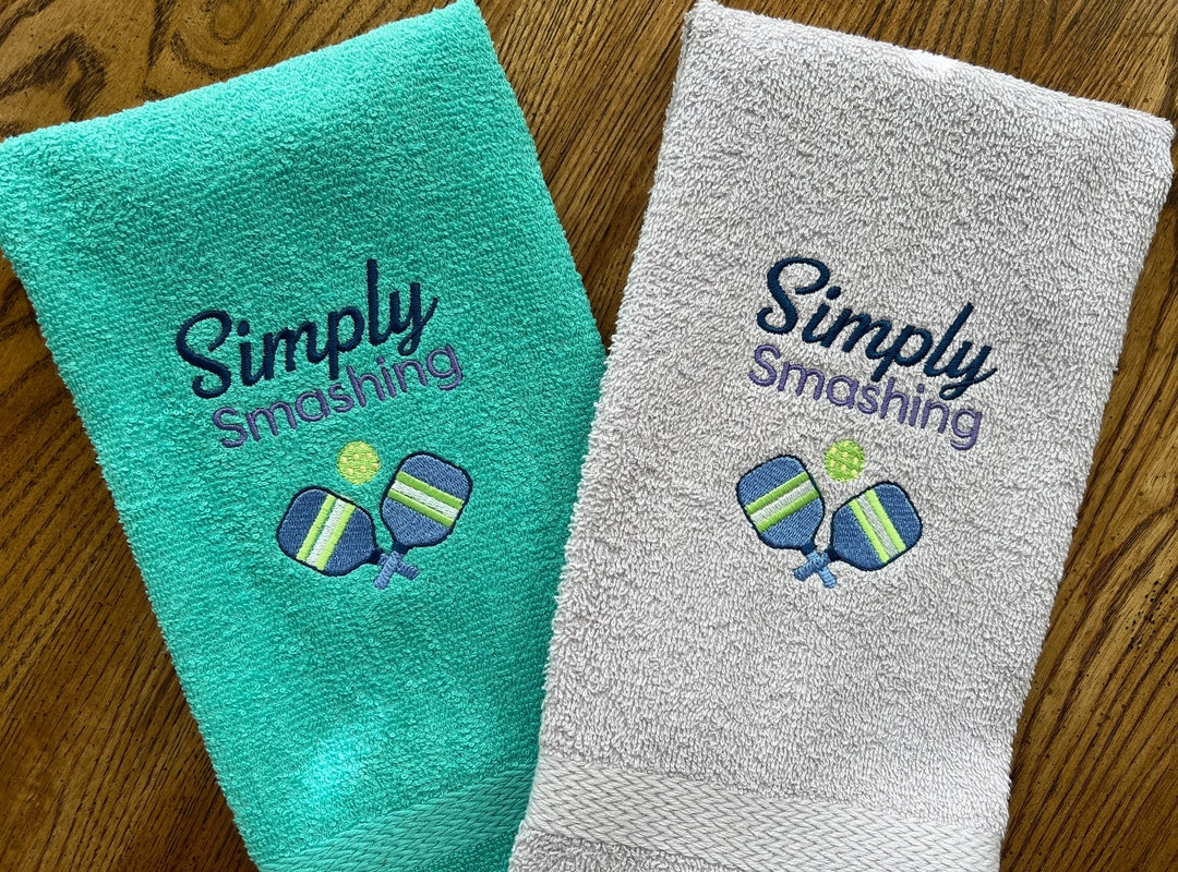 Pickleball Hand Towel | Pickle Ball Hand Towel | "simply Smashing" Fun ...