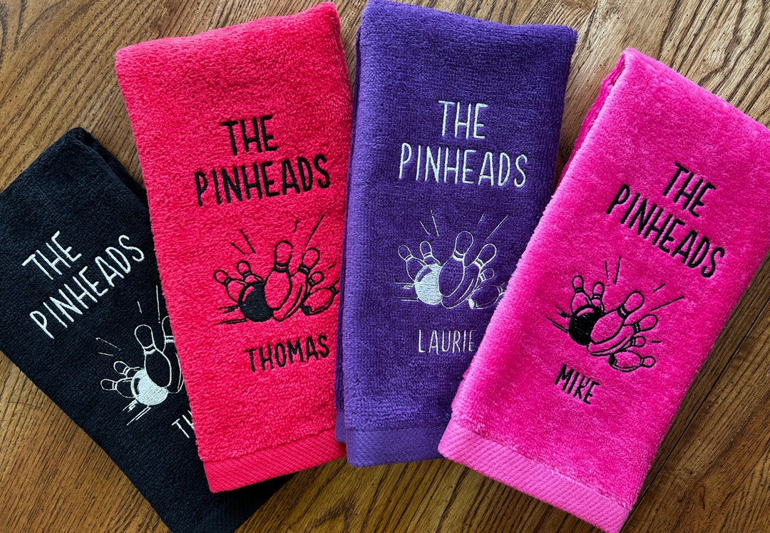 Personalized Bowling Team Towels | Bowling League Towel | Bowling Team ...