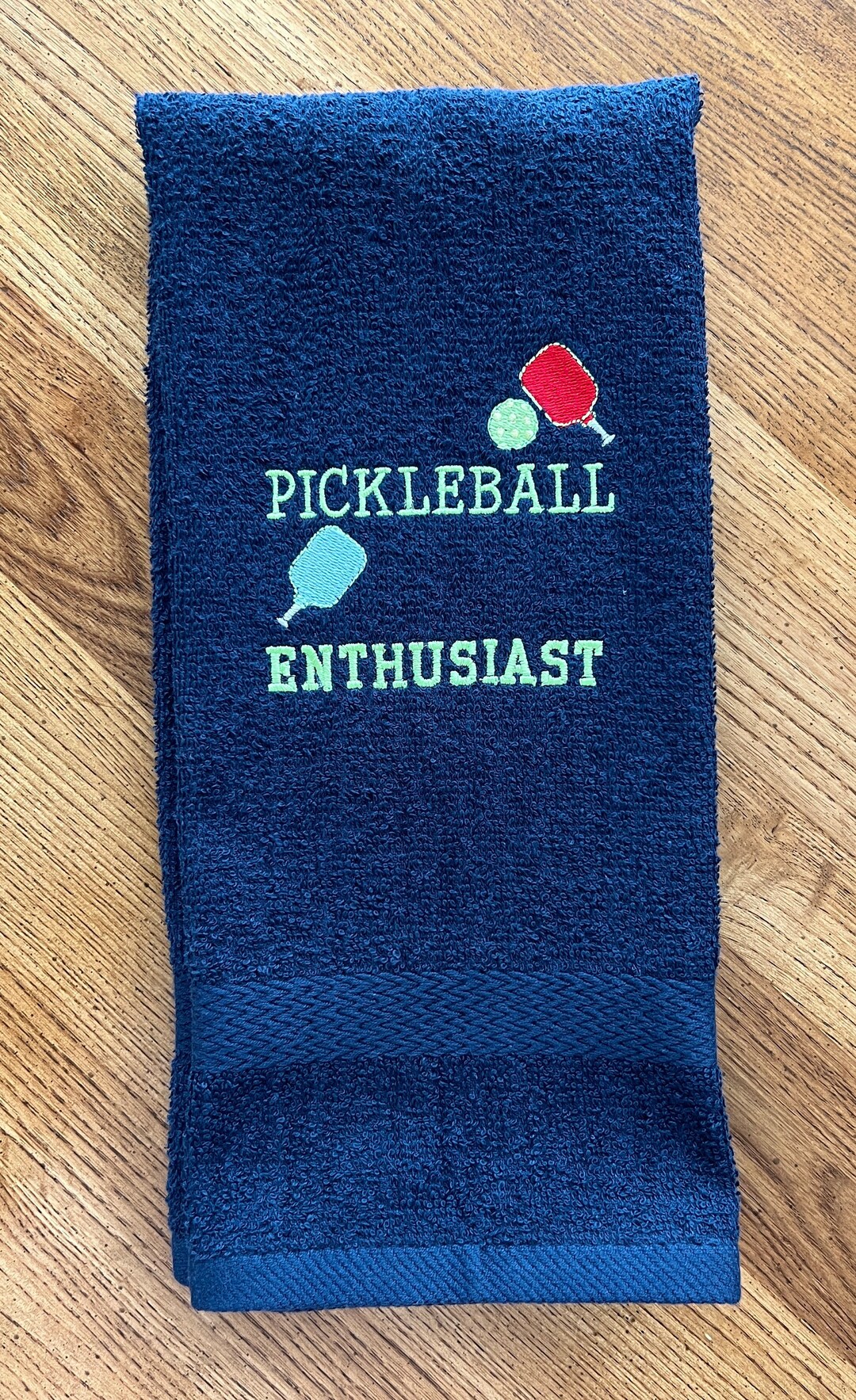 Pickle Ball Enthusiast Hand Towel | Pickle Ball Sweat Towel ...