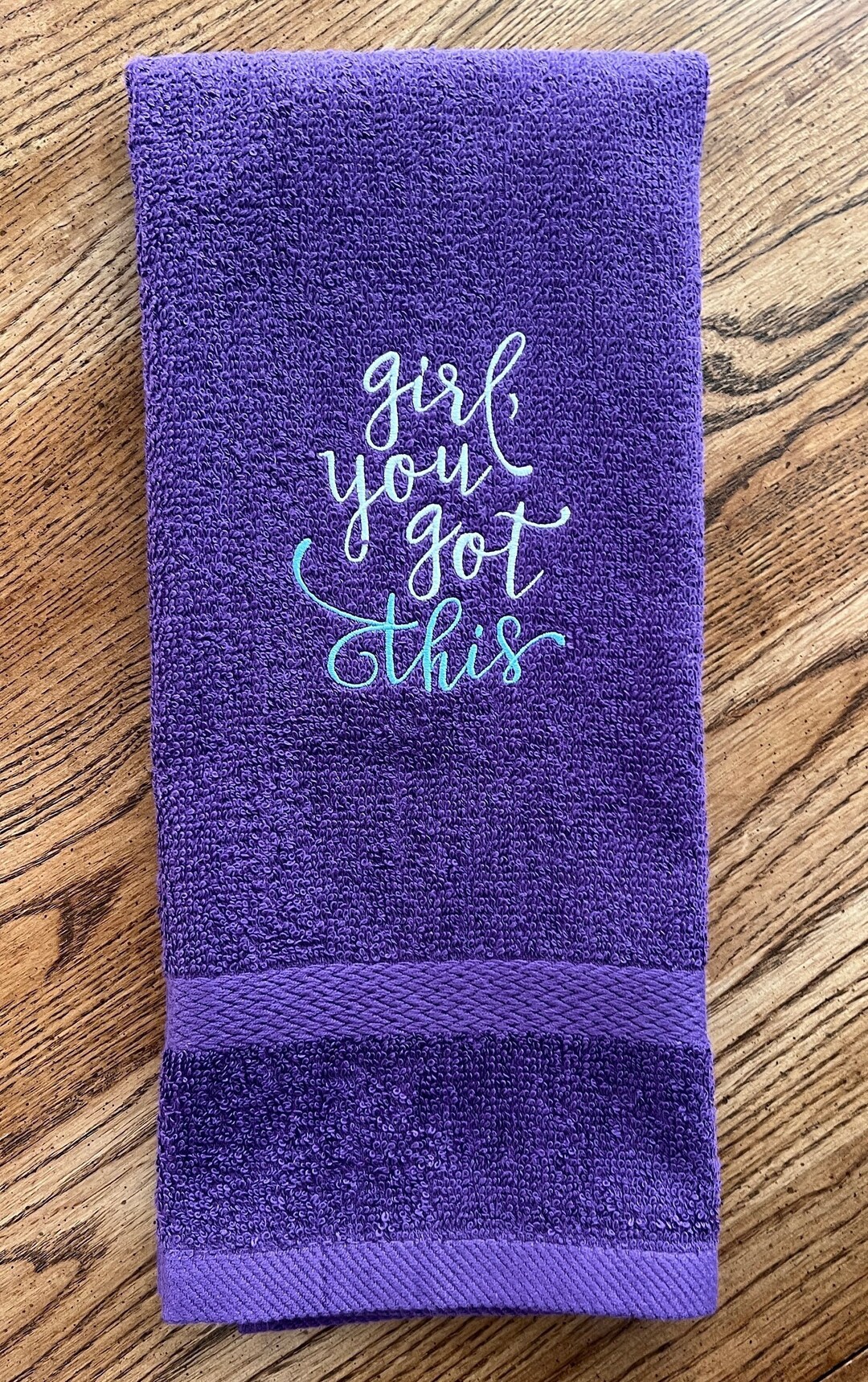 Motivational "girl, You Got This" Personalized Gym Sweat Towel | Custom ...