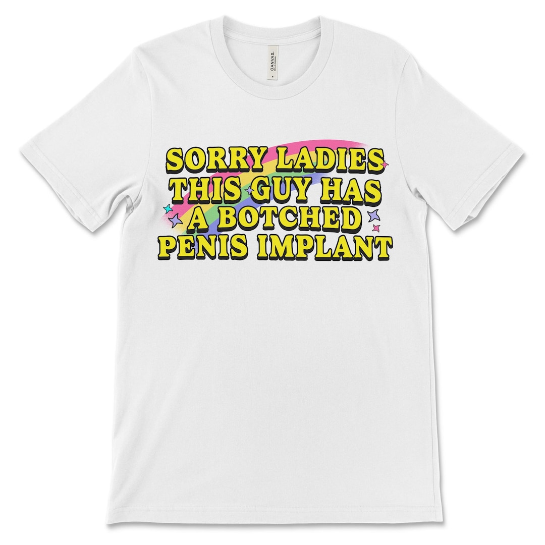 Embarrassing Meme T-shirt, Offensive Dark Humor Tee, Botched Penis ...