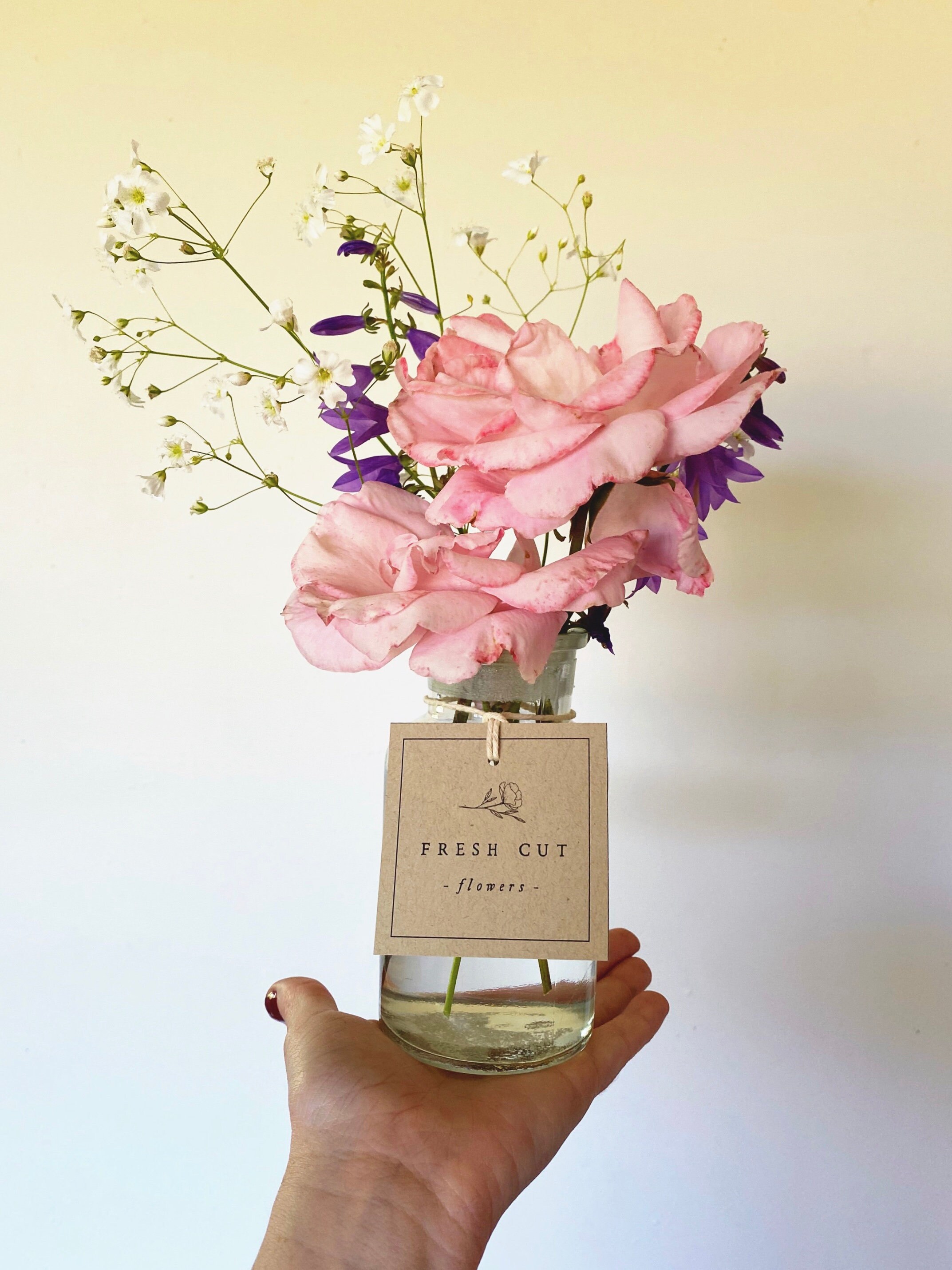 FLORAL GIFT TAG Printable - Instant Tag Download - Digital Download ...