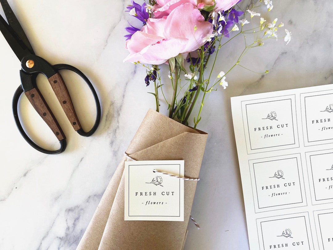 FLORAL GIFT TAG Printable - Instant Tag Download - Digital Download ...