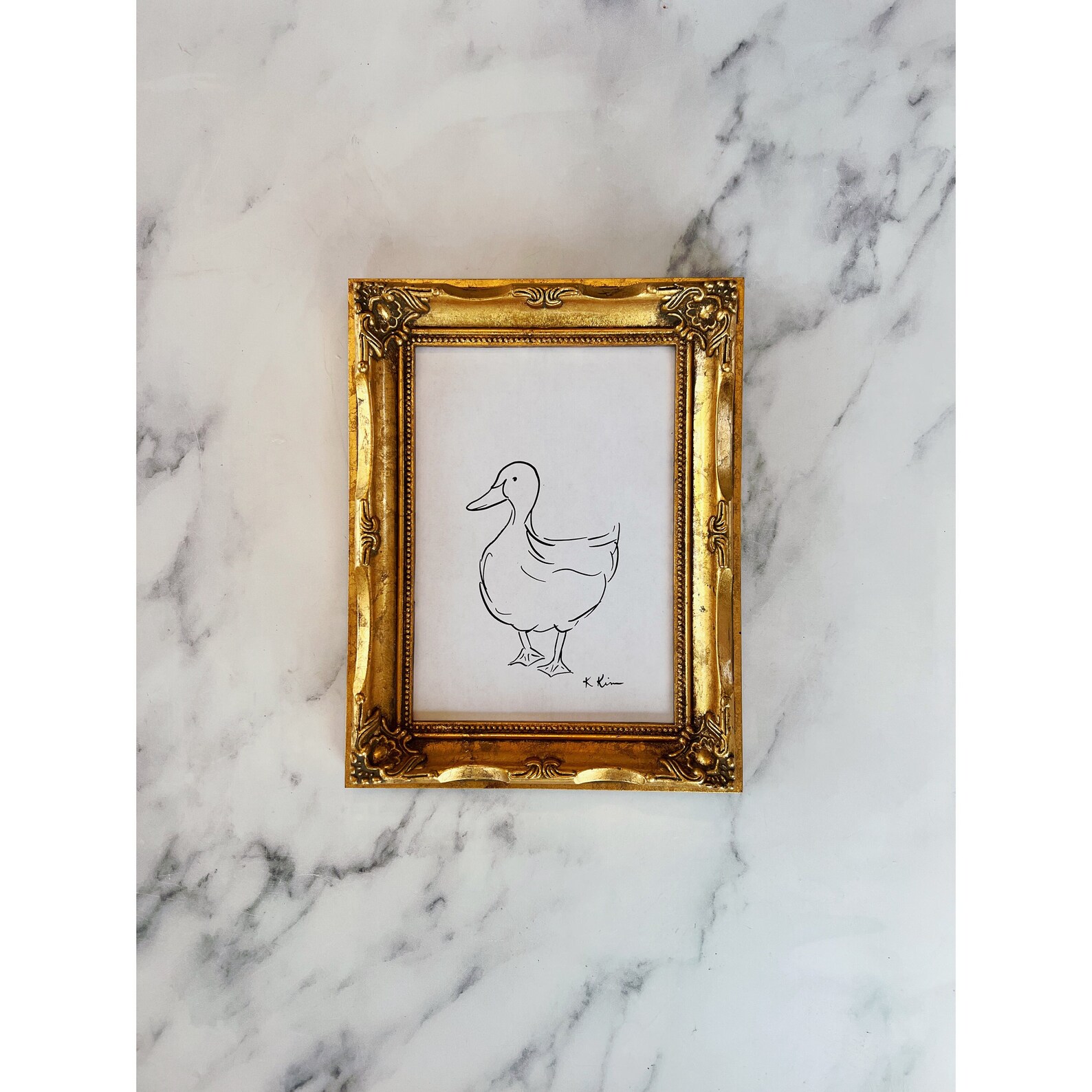 DUCK Art - Digital Download - Instant Download - Hand Drawn Duck Sketch ...