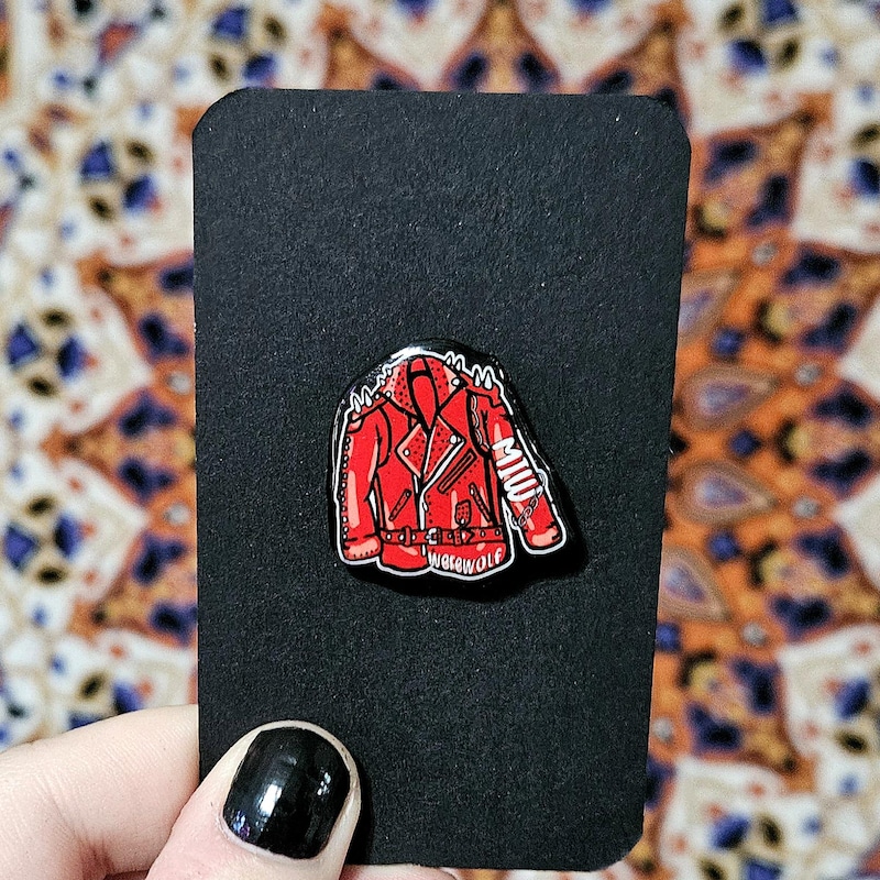 Werewolf Pin - Etsy