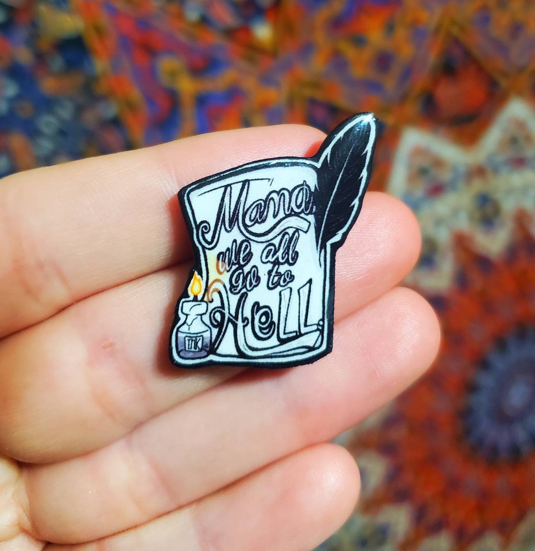 MCR - Mama Inspired- Resin Pin - Etsy