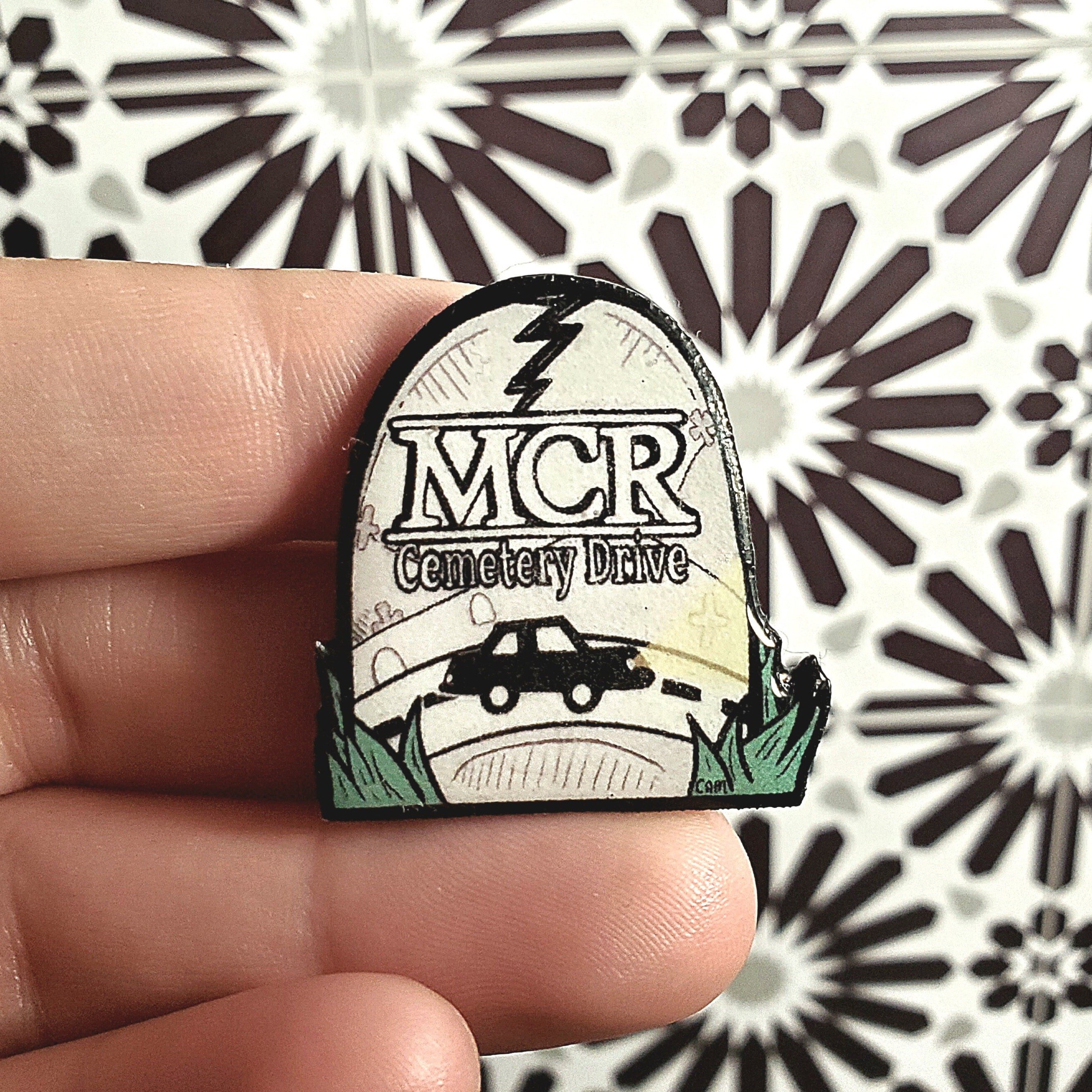 MCR - Cemetery Drive Inspired - Resin Based Pin - Etsy