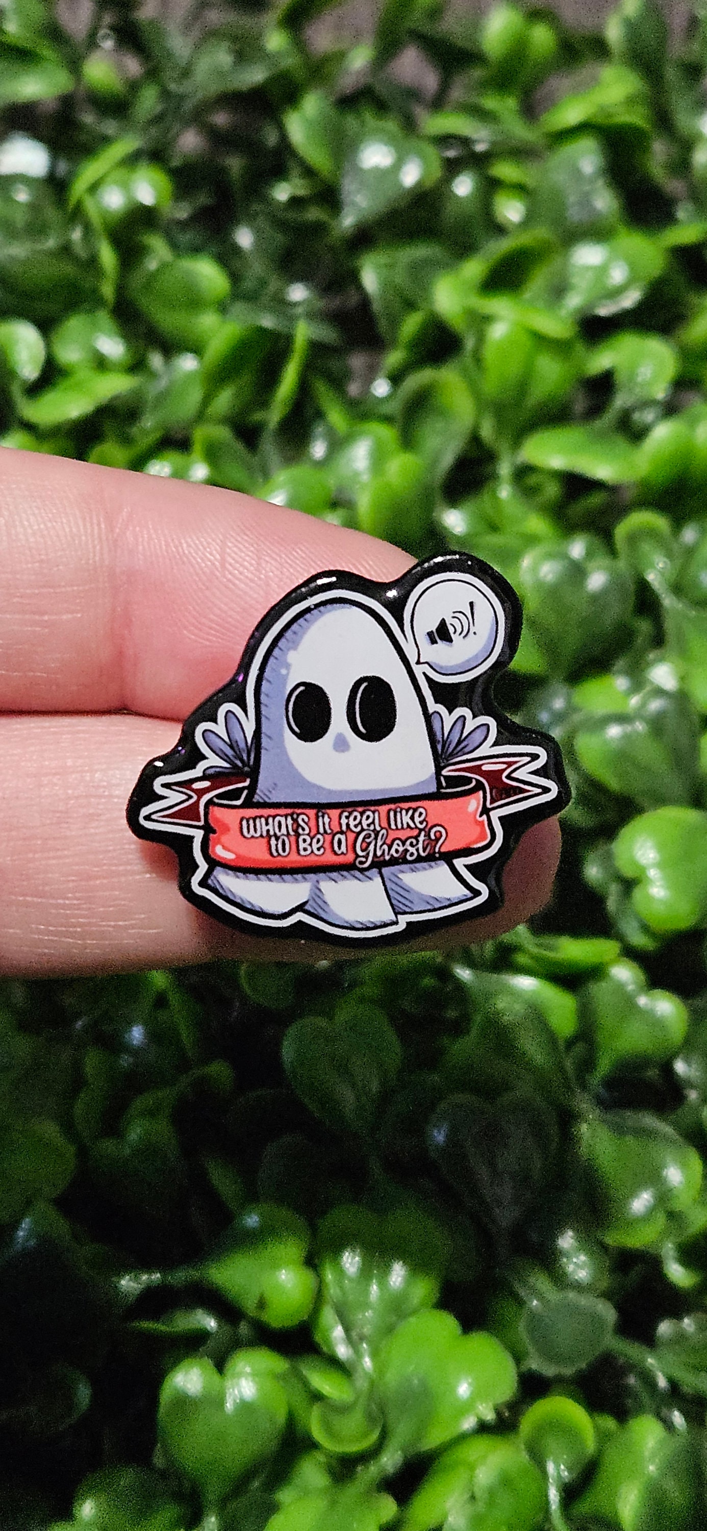 TBS Inspired Resin Based Pin - Ghost - Etsy