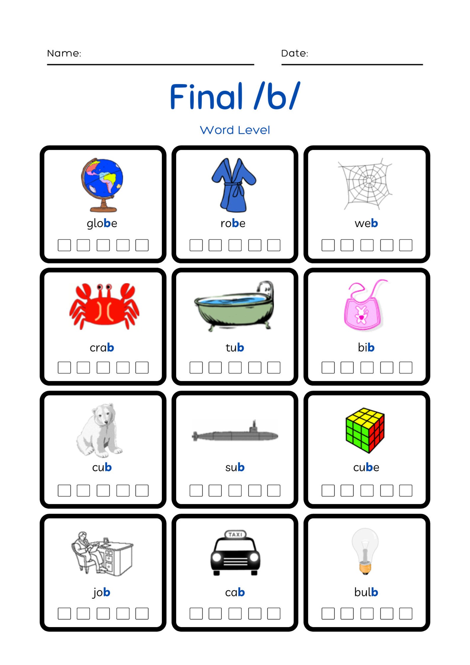 Articulation Flashcards and Worksheets BUNDLE - Bilabial /p,b,m ...