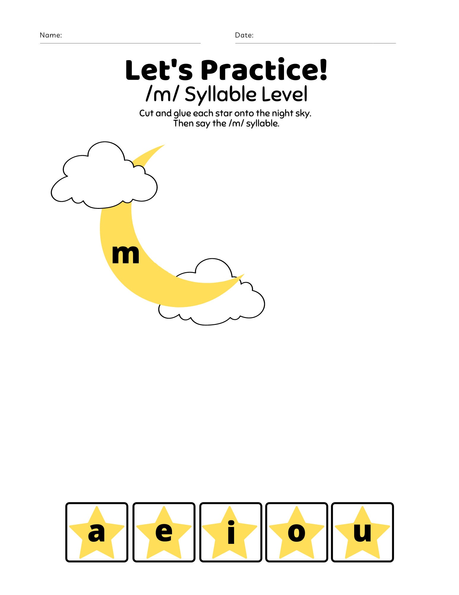 Articulation Flashcards and Worksheets BUNDLE Bilabial /p,b,m/, Initial ...