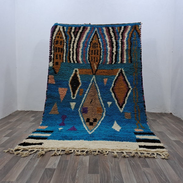 Blue Moroccan Rug - Etsy