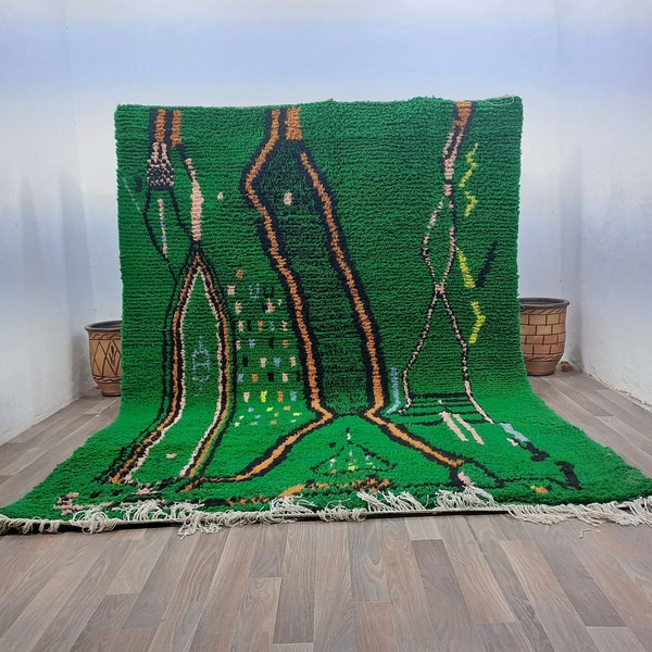 Green Moroccan Rug - Etsy