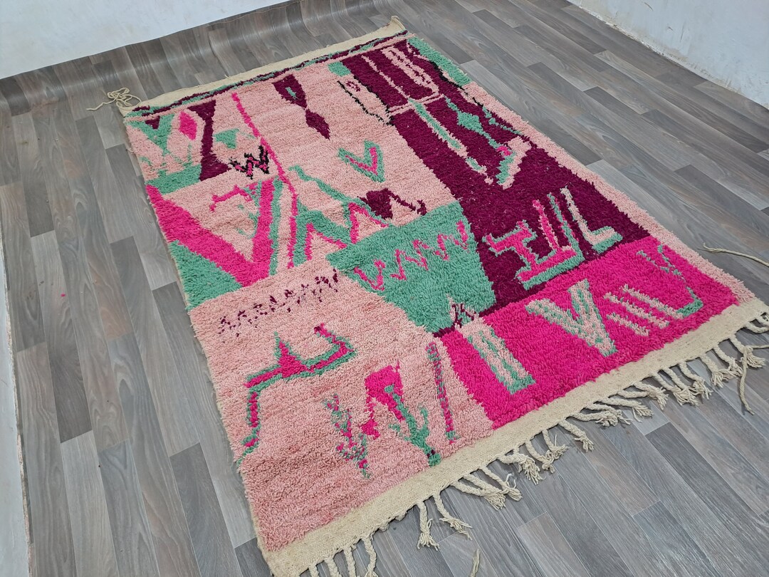 Moroccan Custom Fabulous Rug 7X5 Ft , Wool Colorful Rug ,authentic ...