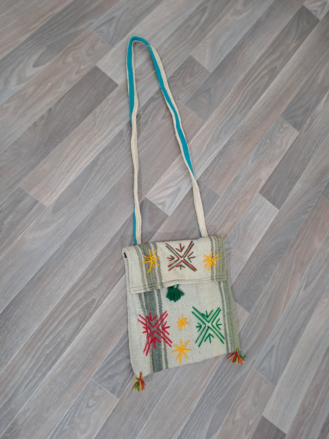 Wool Kilim Shoulder Rug ,moroccan Kilim Bag , Wool Carpet Bag , Women ...