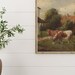 Antique French Country Cattle Art Farmhouse Gallery Wall French Cottage ...