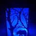 Wooden Night Light Box Childs Night Light Wooden LED Light Box Animal ...