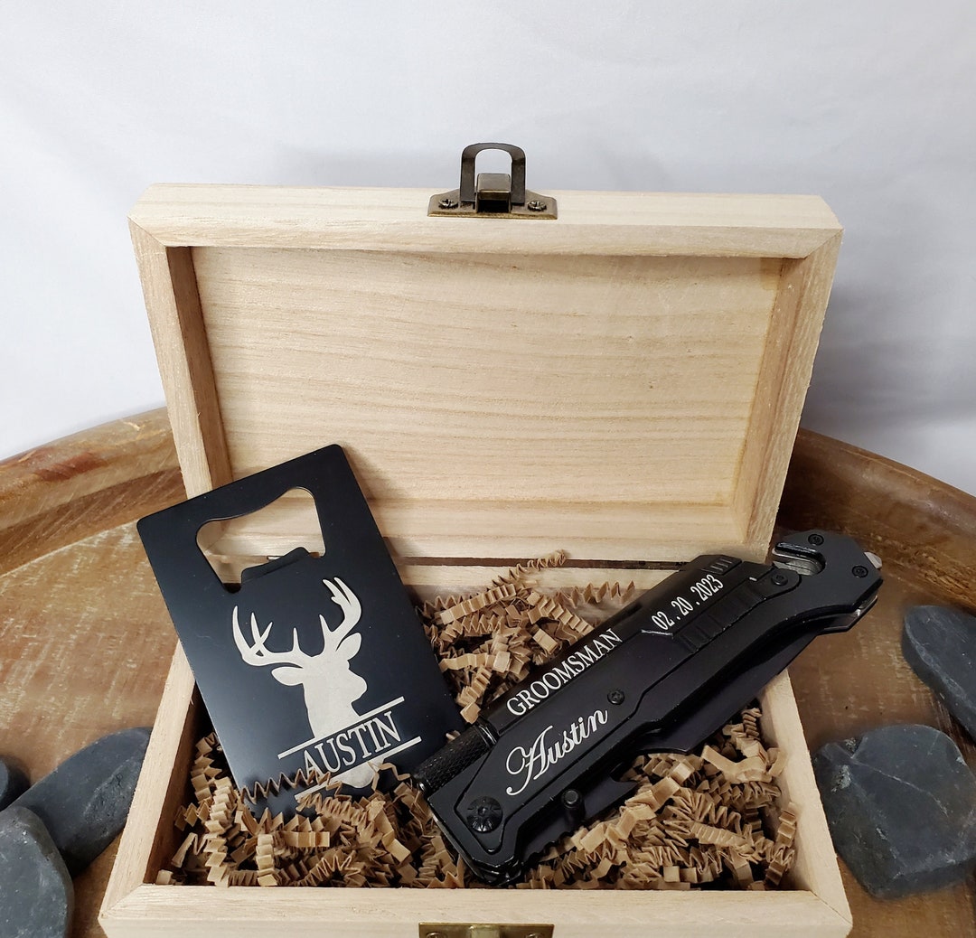 Groomsmen Gift, Man Gift, Groomsmen Gift Set, Personalized Knife ...